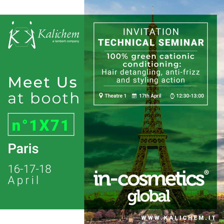 📍 Kalichem at IN-COSMETICS 2024, 16-17-16 April in Paris. - Kalichem ...